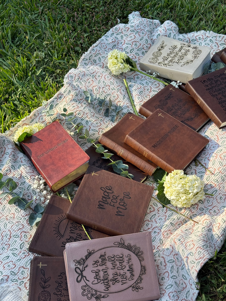 The Wedding Bible | Personalized Leather Bible with Laser Engraving ...